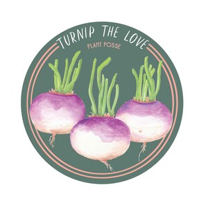 Turnip Sticker, Turnips Art, Vegan Stickers, Vegan Gifts, Turnips ...