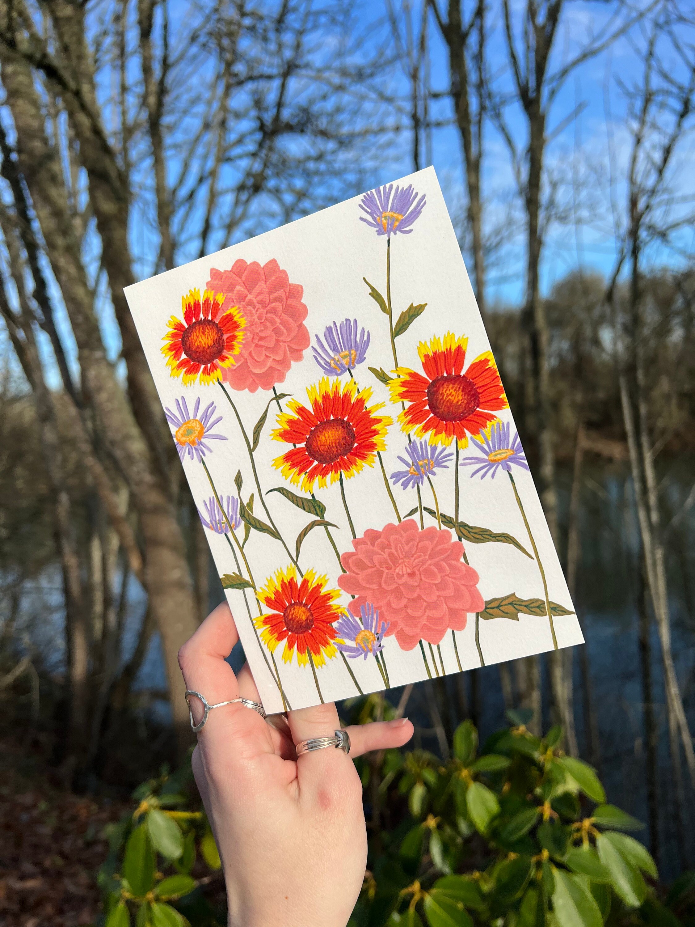 Wildflower Card, Floral Card, Country Card, Plant Posse, Flower Power ...