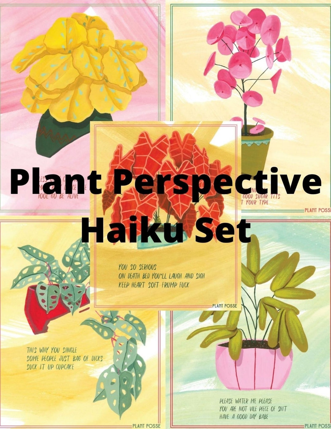 Plant Perspective Haiku Set, Haiku, Poetry, Print, Eco Friendly ...