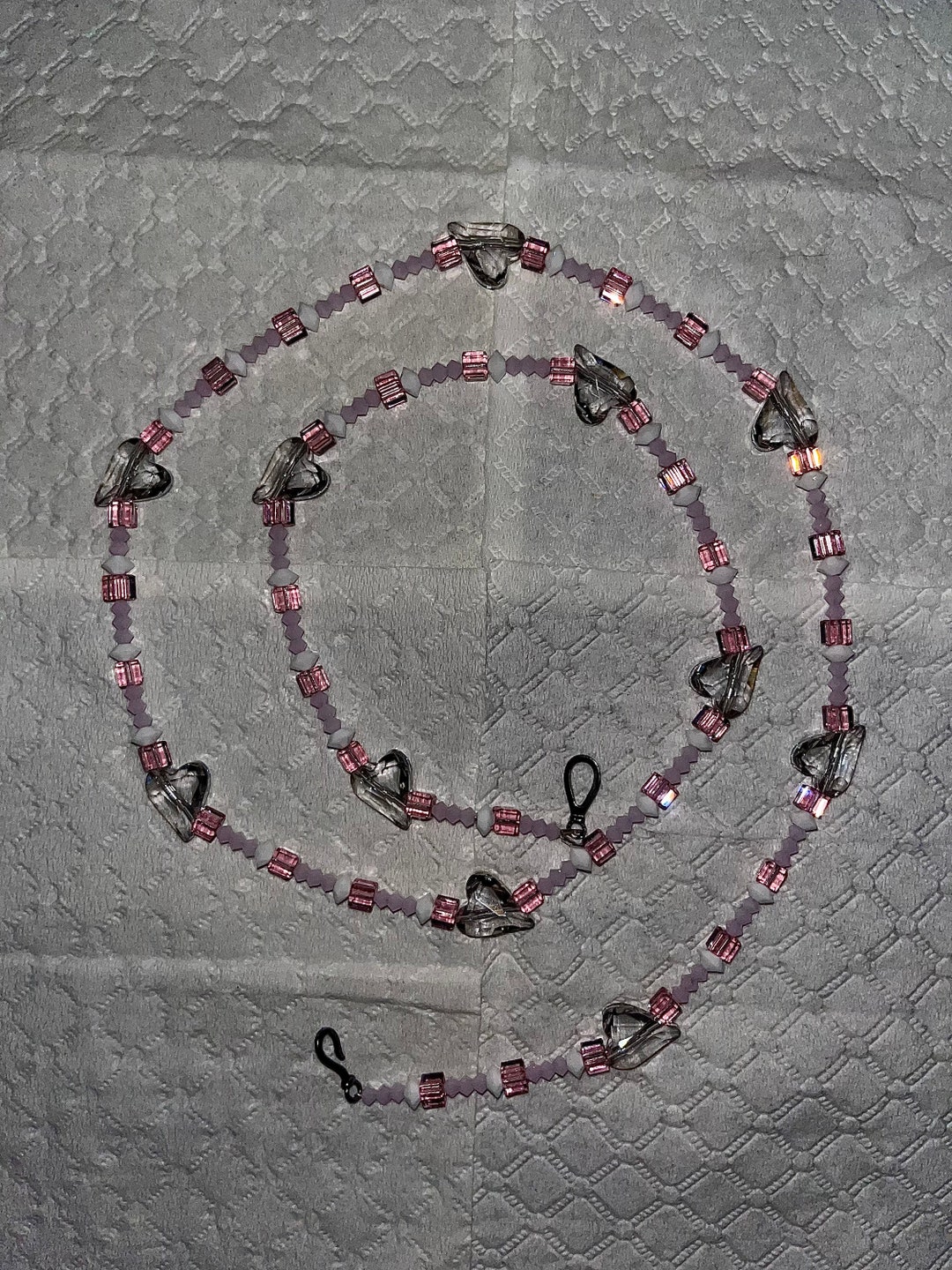 Swarovski Crystal Pink Waist Chain - Etsy