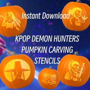 Rumi Pumpkin Stencils - Etsy