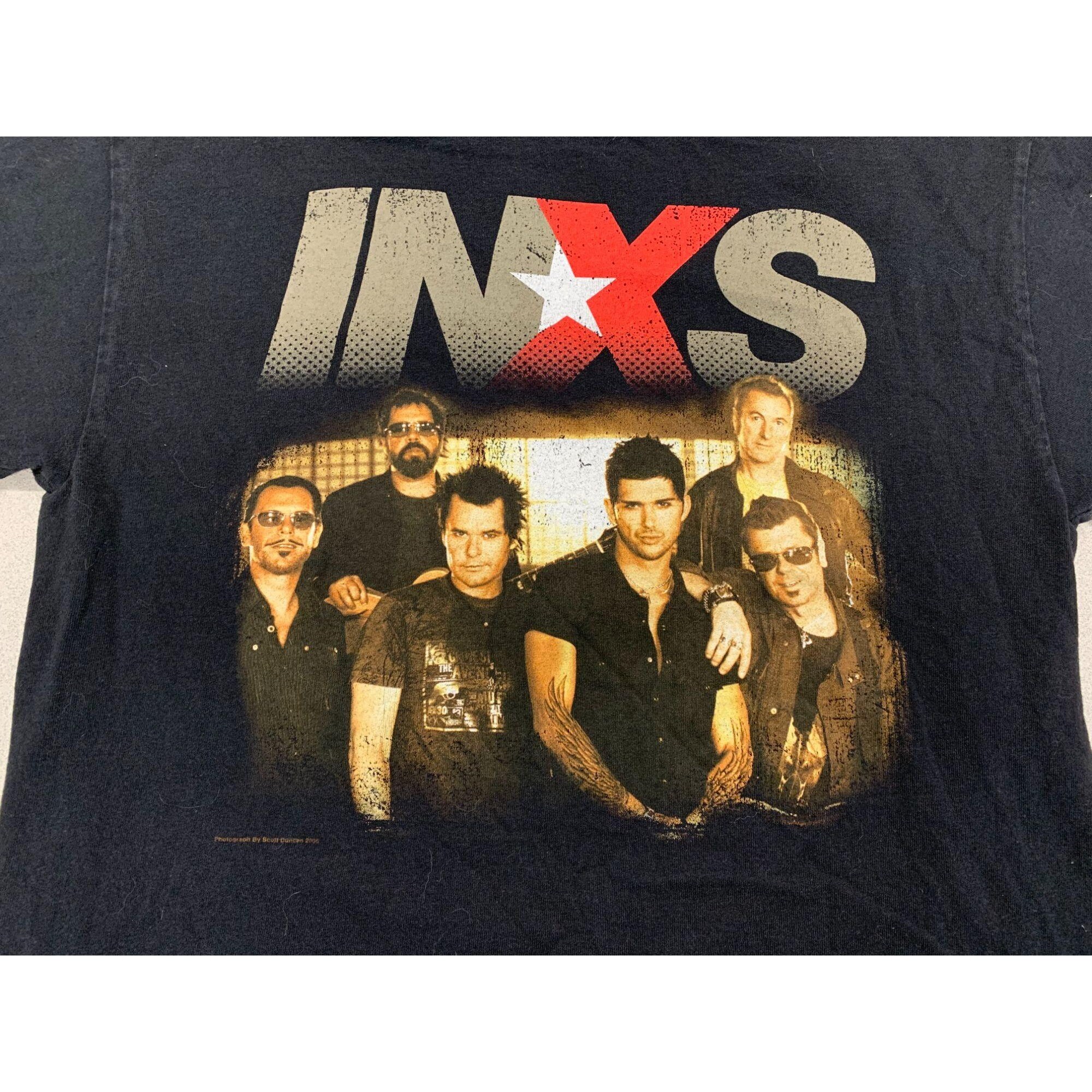 INXS Tour Men's Black Band T-Shirt Size Medium Cotton | Etsy