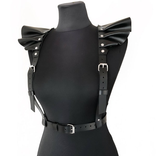 Leather Body Harness Women - Etsy