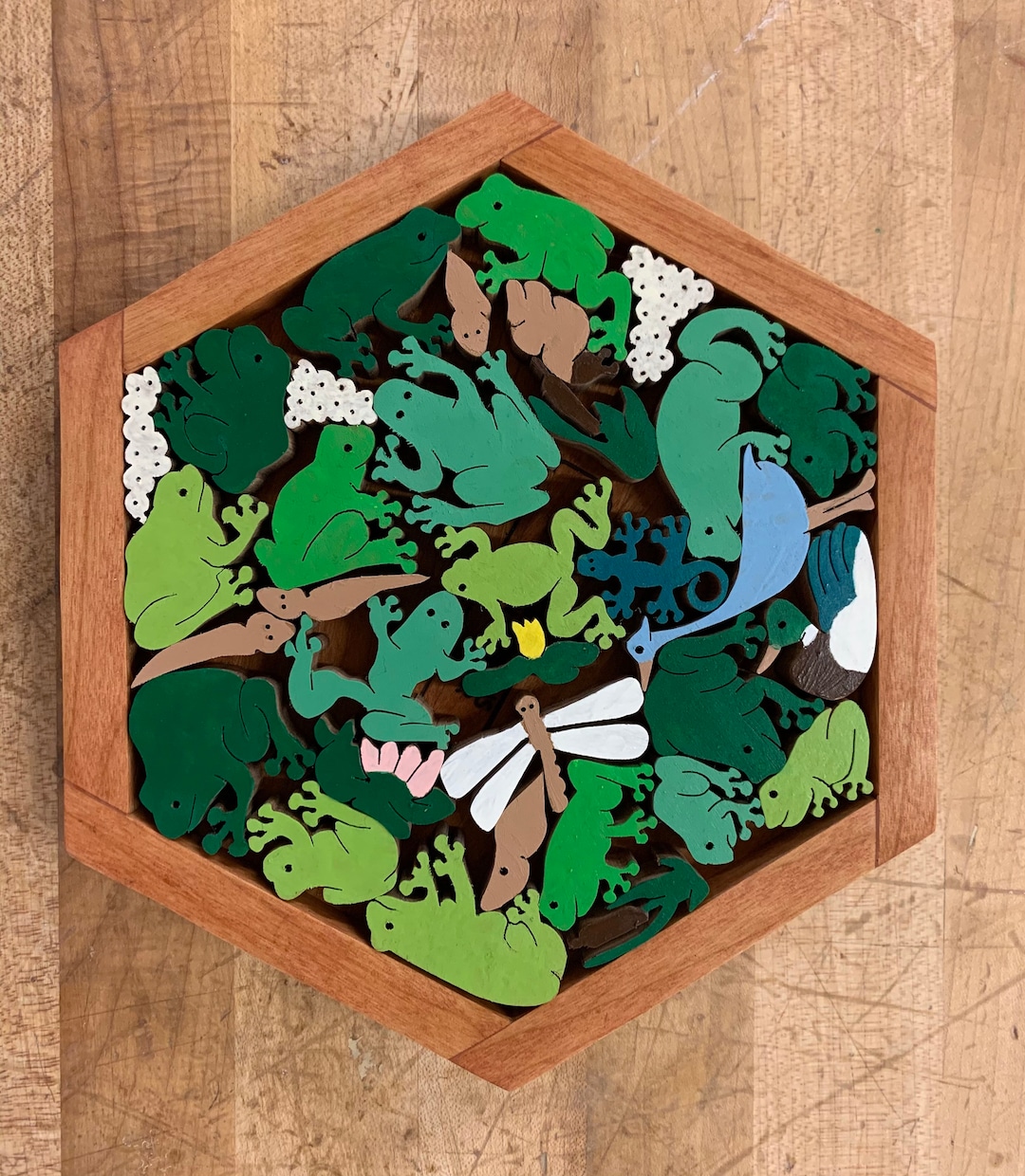 Frogs and Tadpoles Puzzle - Etsy