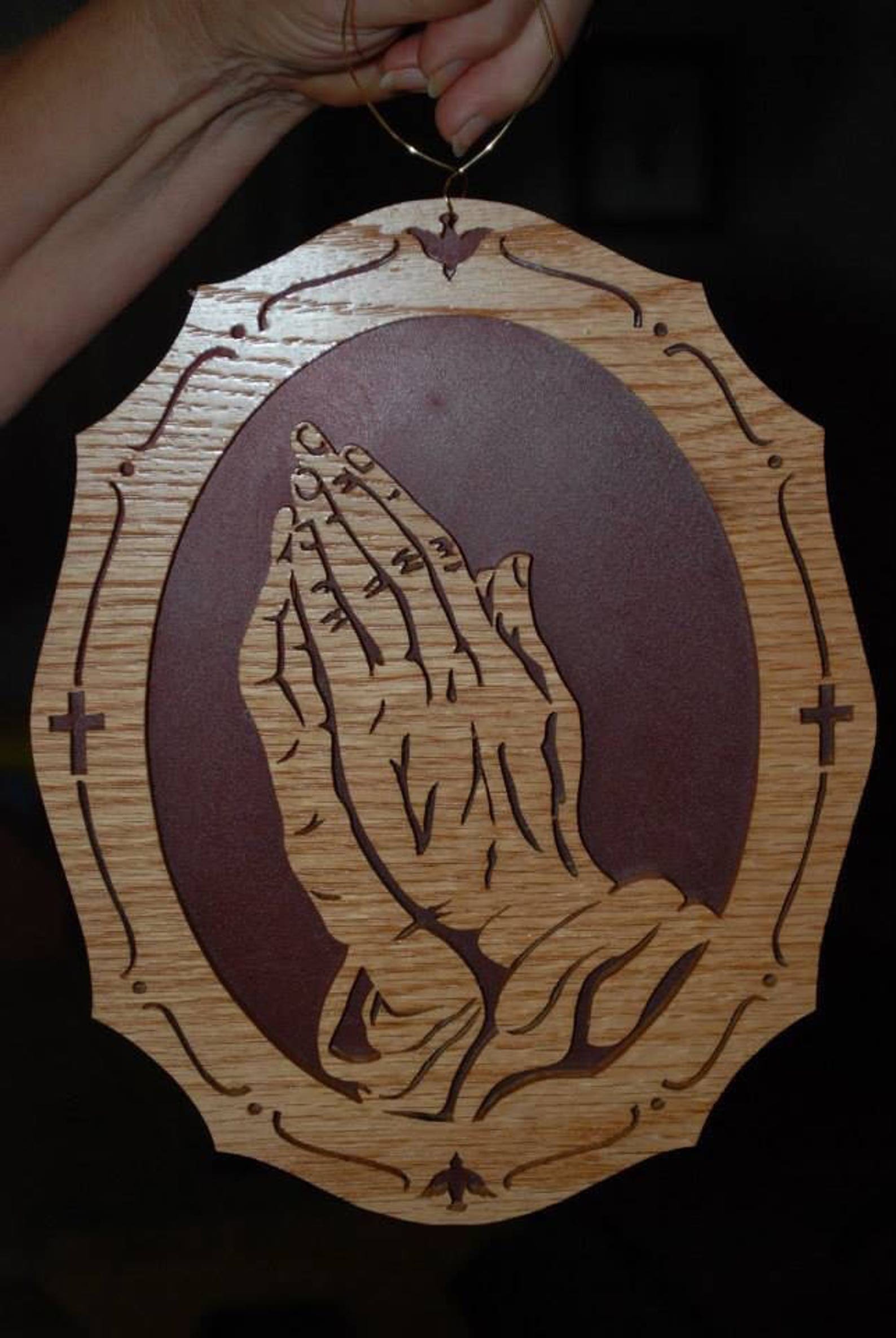 Praying Hands Plaque - Etsy