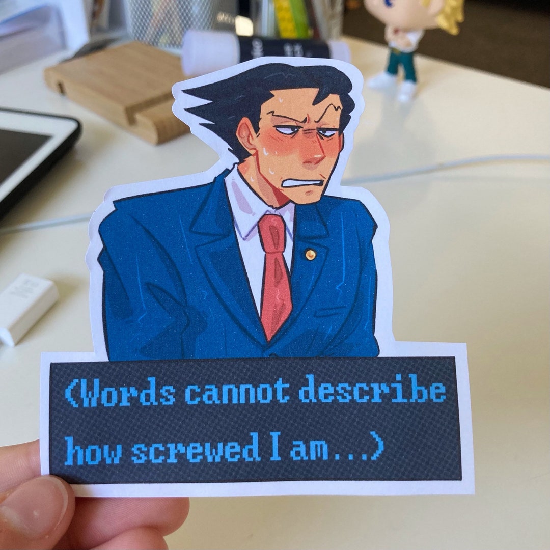 Words Cannot Describe How Screwed I Am Sticker - Etsy