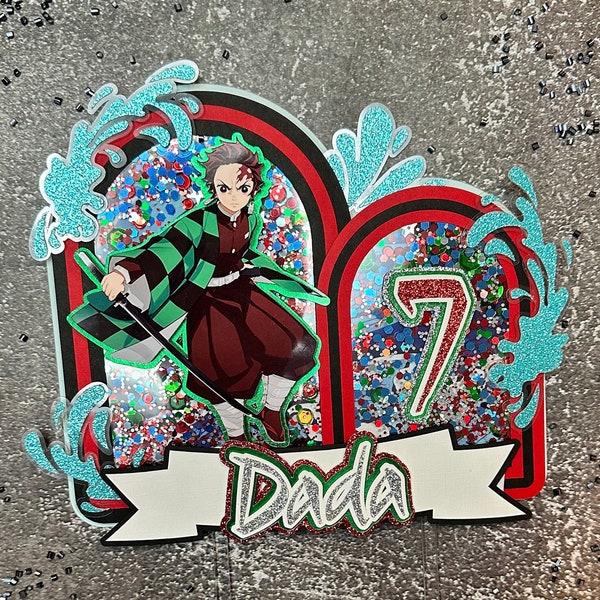 Anime Shaker Cake Topper - Etsy