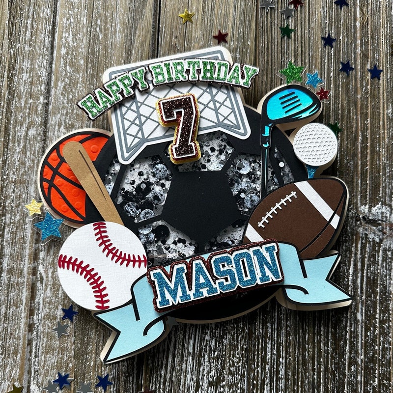 Basketball Cake Topper - Etsy