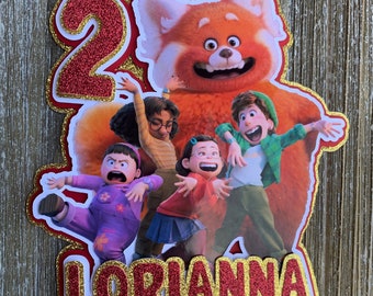 Turning Red Inspired Cake Topper - Etsy