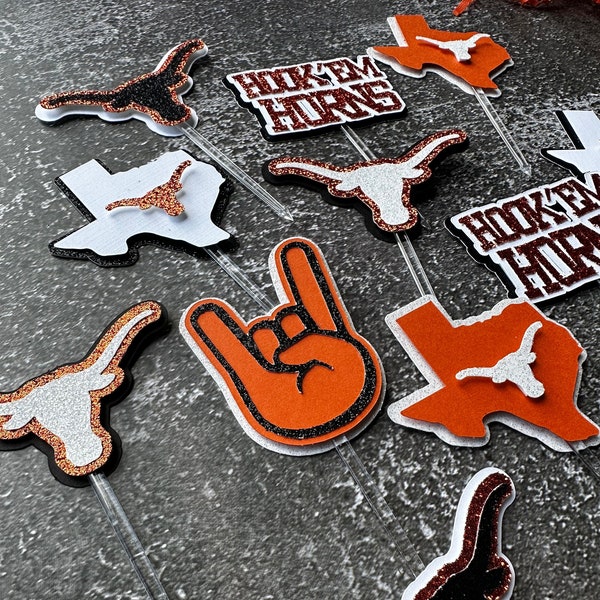 Longhorn Cake Topper - Etsy