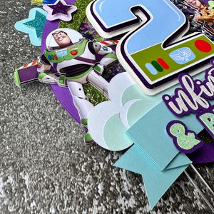 Two Infinity & Beyond Cake Topper, 2 Infinity Cake Topper, Space ...