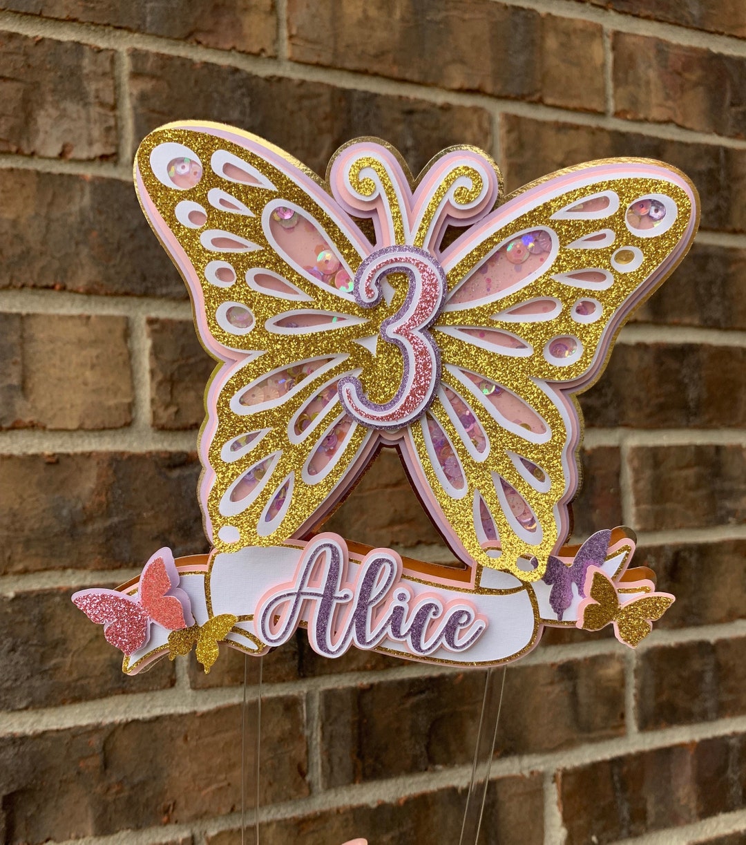 Butterfly Cake Topper, Butterfly Party, Butterfly Decor, Butterfly ...