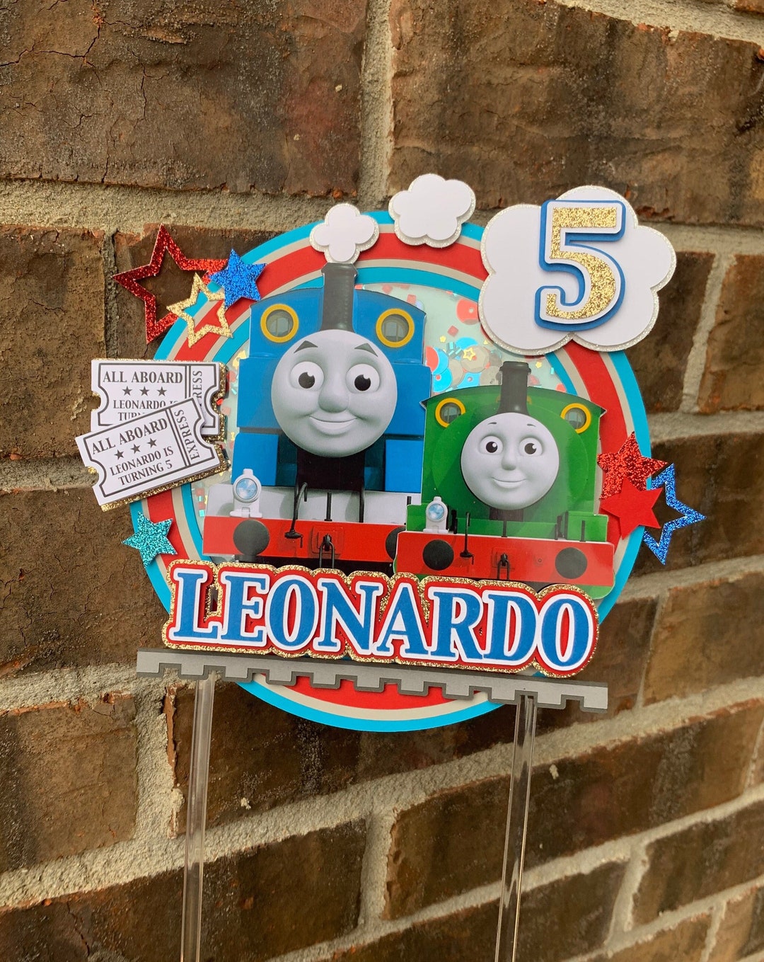 Thomas the Train Cake Topper, Train Cake Topper, Thomas the Train ...