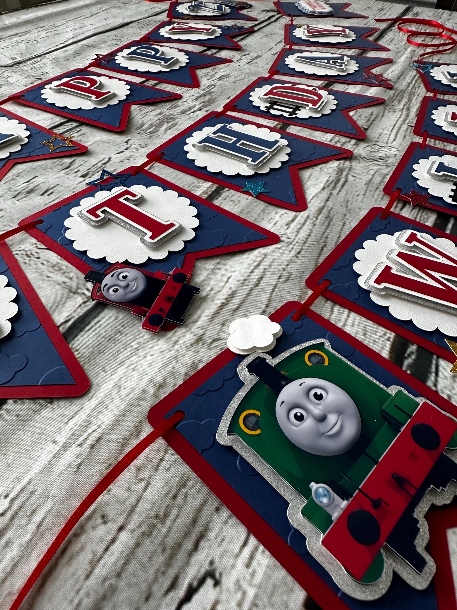 Thomas the Train Banner, Thomas & Friends Birthday Banner, Train ...