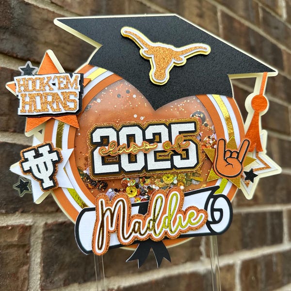 Longhorn Cake Topper - Etsy