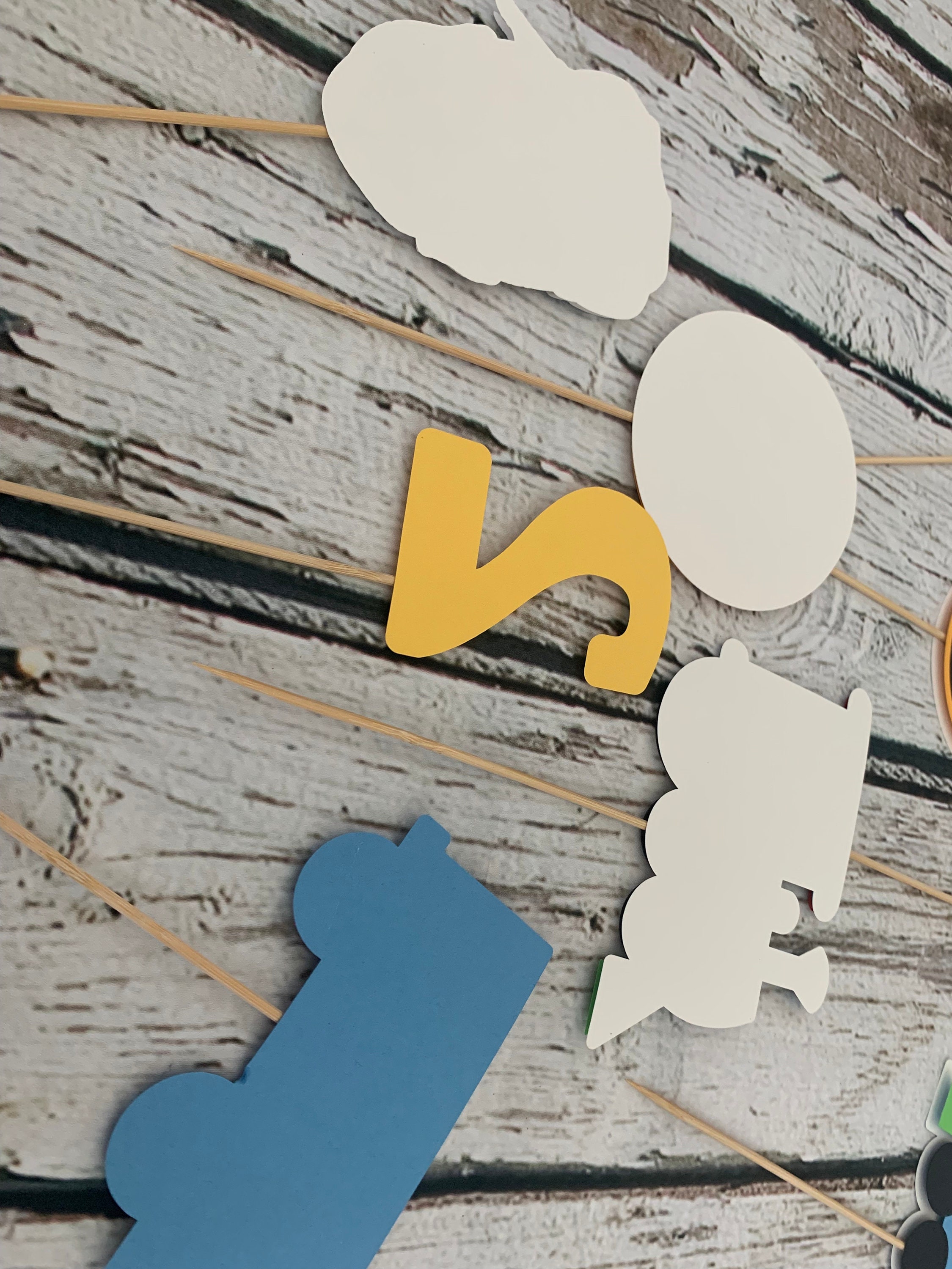 Train Centerpiece Sticks Set of 4 Train Birthday Centerpiece | Etsy