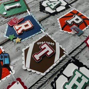Sports Birthday Banner, All Sports Party, Football Party, Sports Themed ...