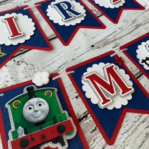 Thomas the Train Banner, Thomas & Friends Birthday Banner, Train ...