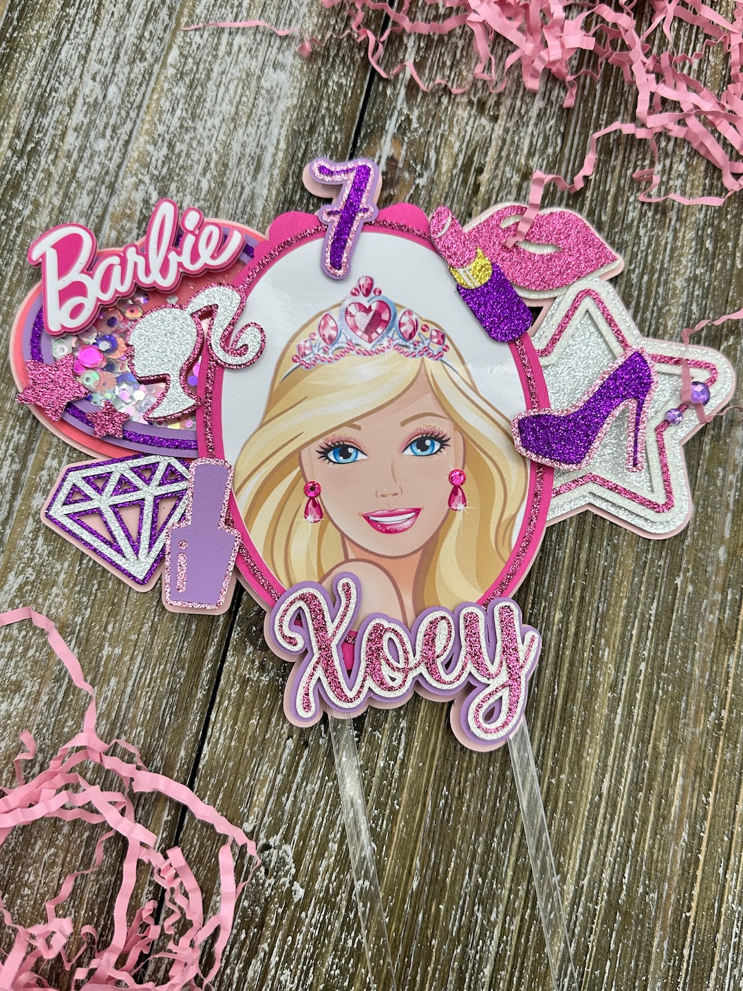 Fashion Doll Cake Topper, Princess Party Doll Cake Topper, Doll ...