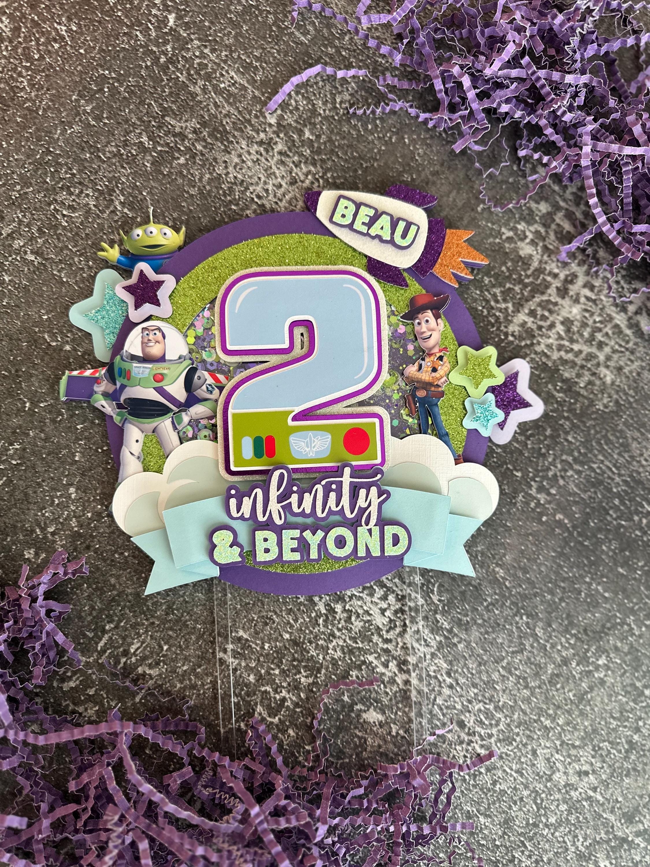 Two Infinity & Beyond Cake Topper, 2 Infinity Cake Topper, Space ...