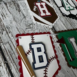 Sports Birthday Banner, All Sports Party, Football Party, Sports Themed ...