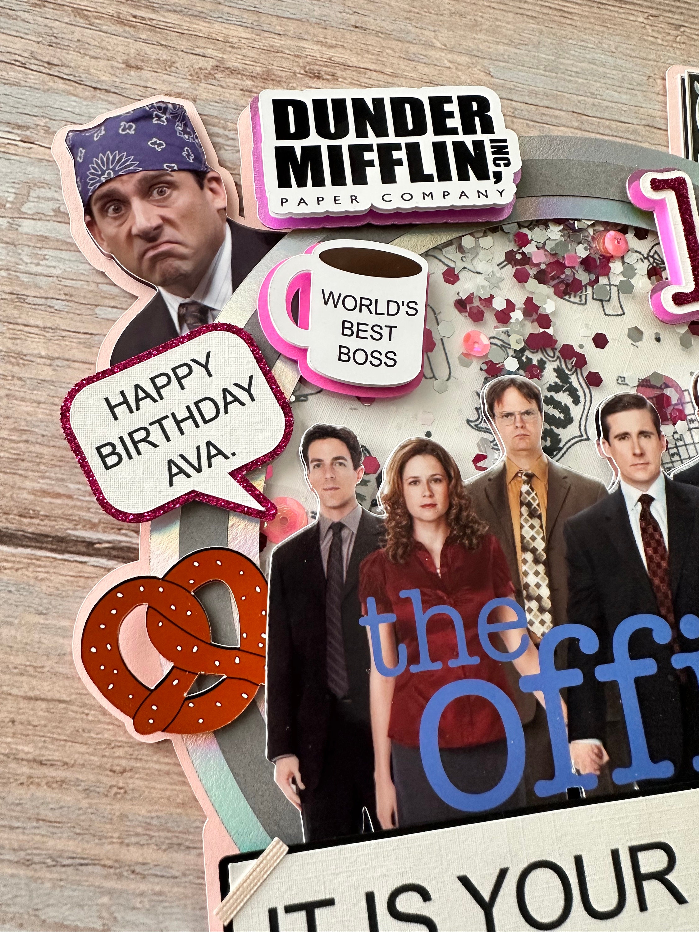 The Office Cake Topper, the Office Birthday Party Supplies, TV Cake ...