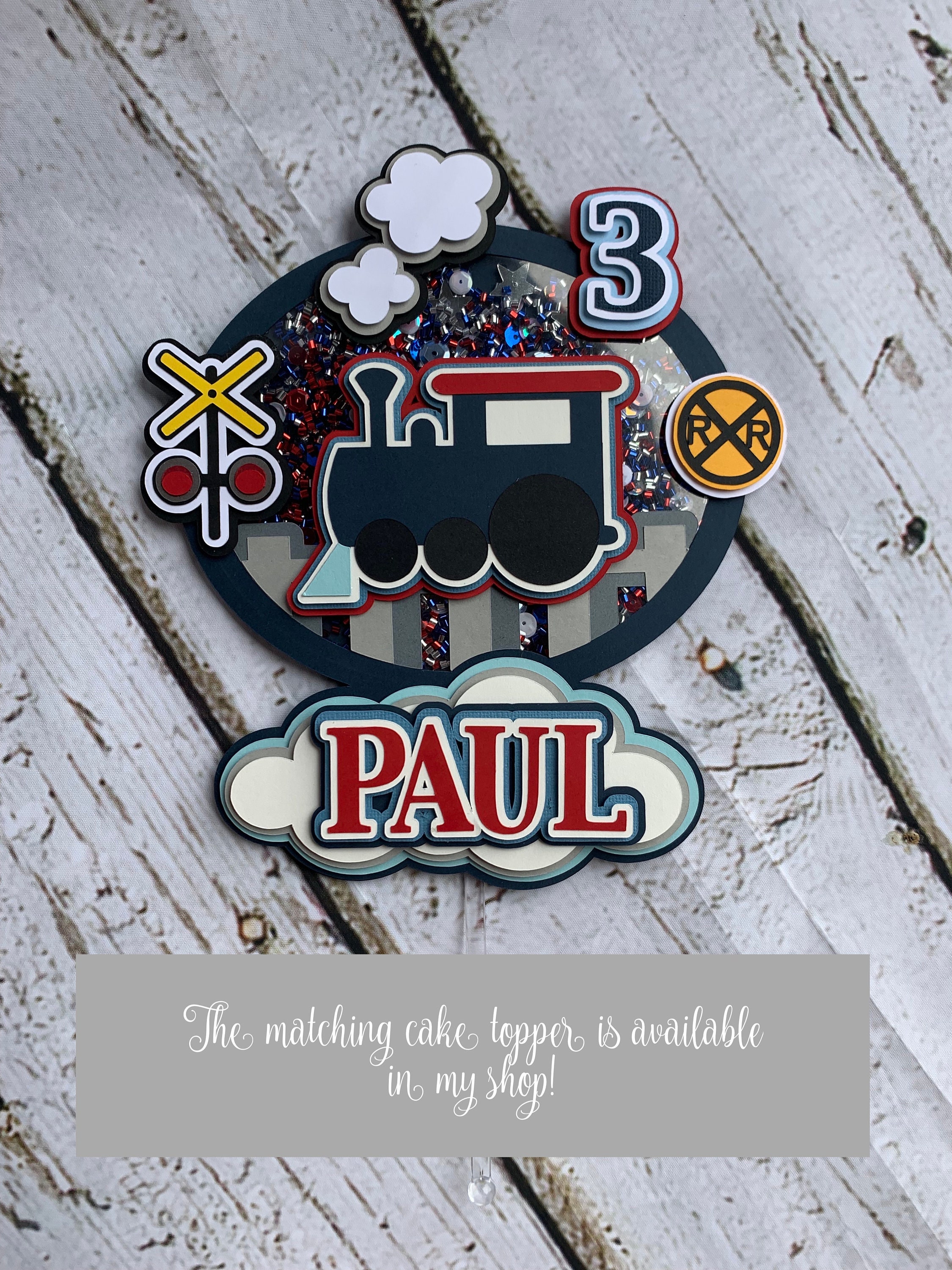 Train Centerpiece Sticks Set of 4 Train Birthday Centerpiece | Etsy