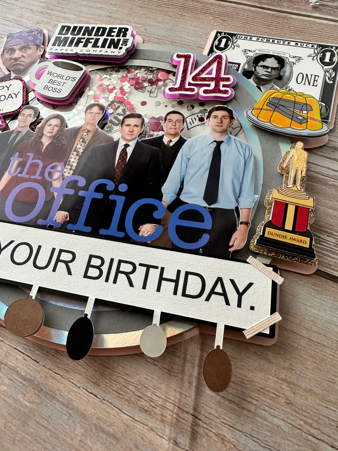 The Office Cake Topper, the Office Birthday Party Supplies, TV Cake ...
