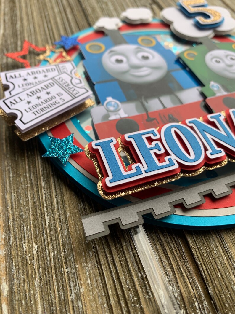 Thomas the Train Cake Topper, Train Cake Topper, Thomas the Train ...