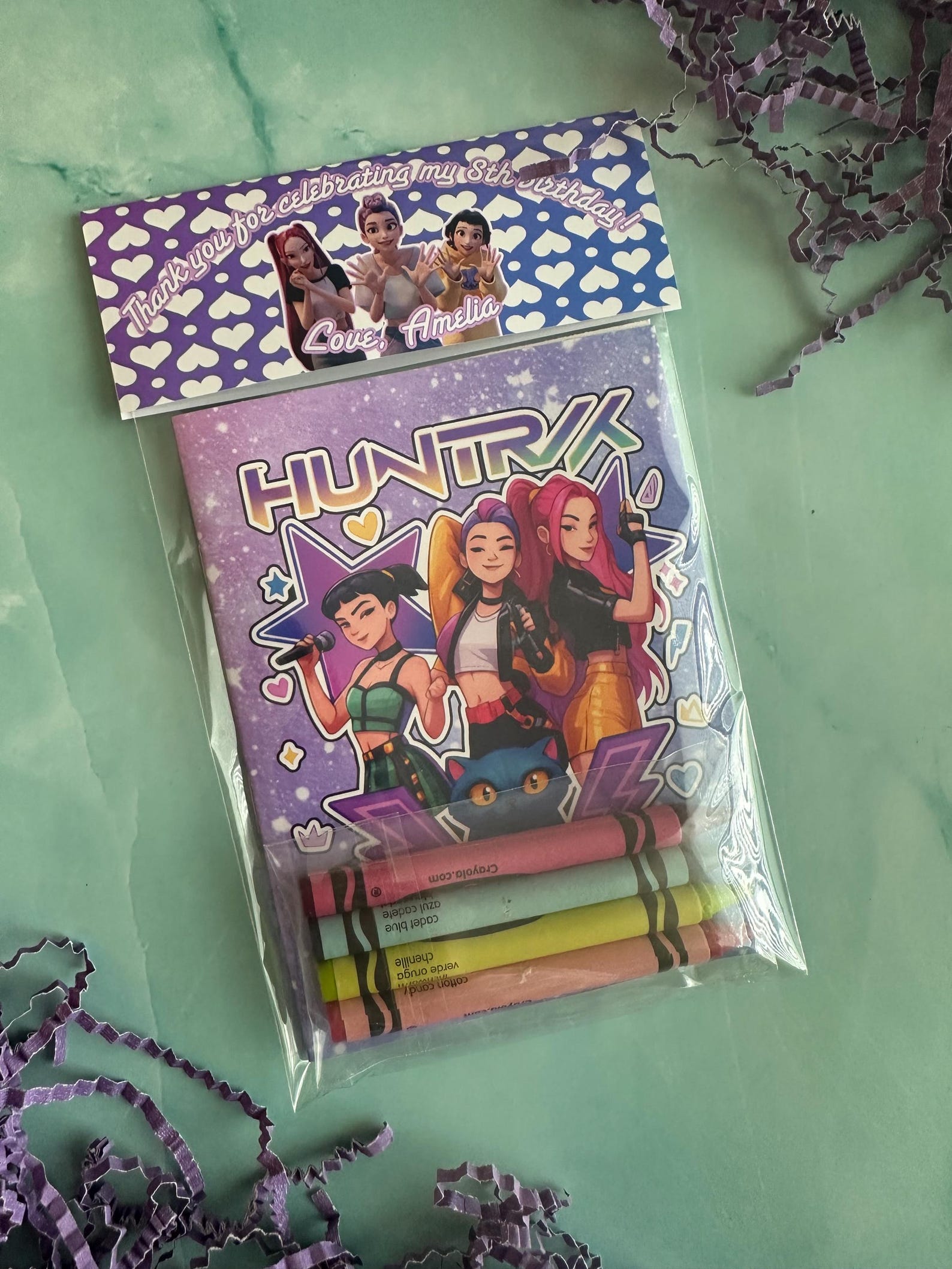 K Pop Custom Coloring Book Favor Packs, K Pop Party Favors, Coloring ...