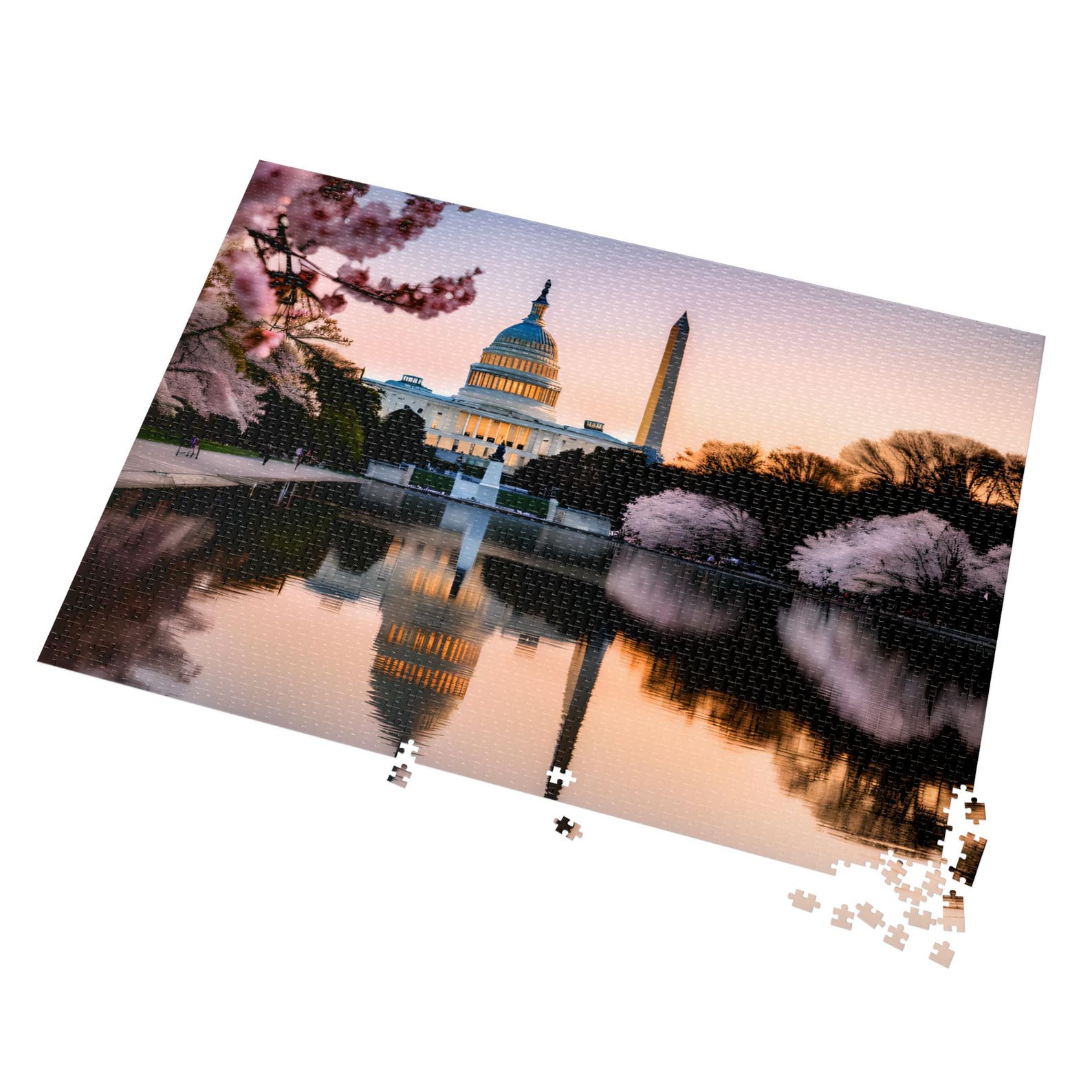 Washington DC Theme, U S Capitol Building, Washington Monument, Cherry ...