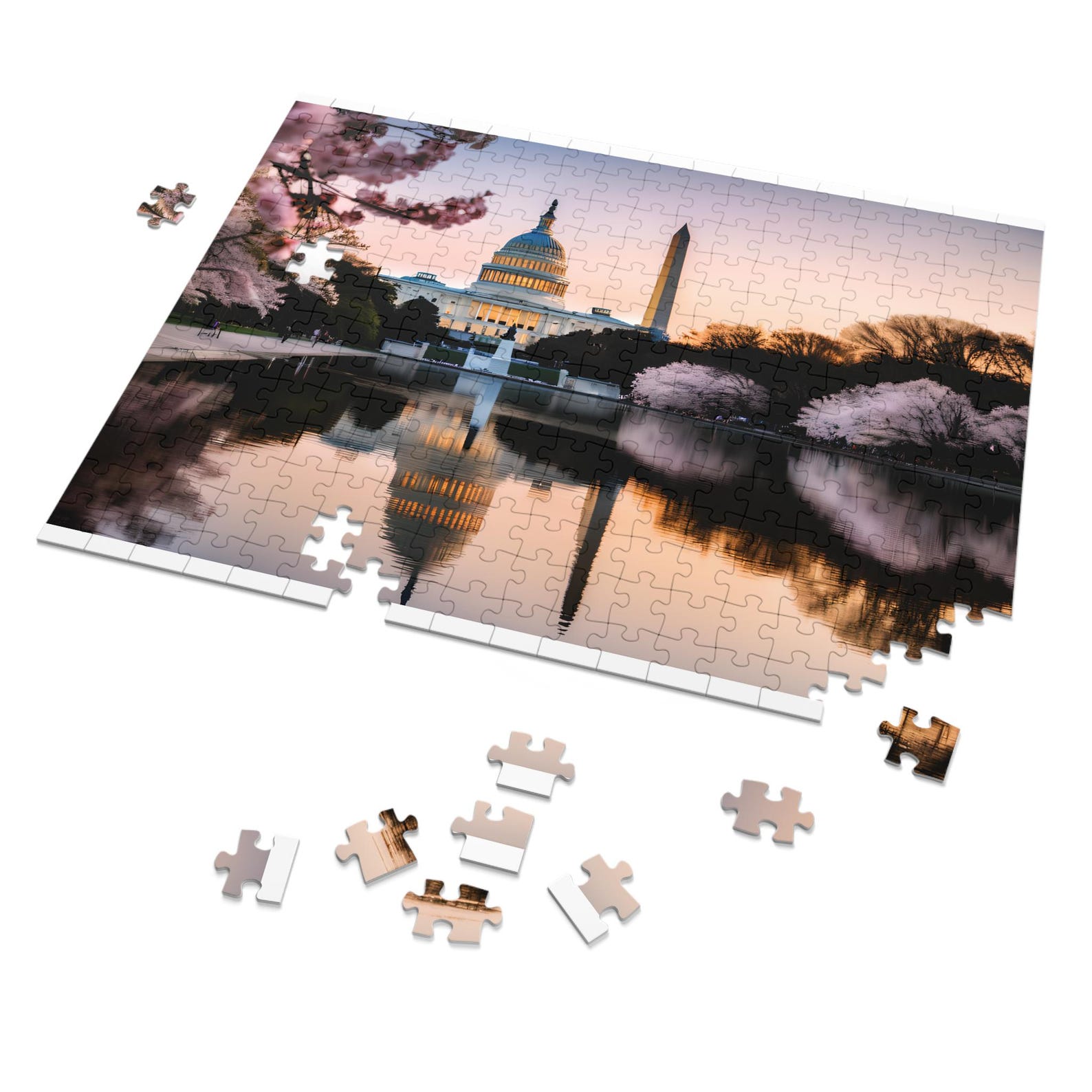 Washington DC Theme, U S Capitol Building, Washington Monument, Cherry ...