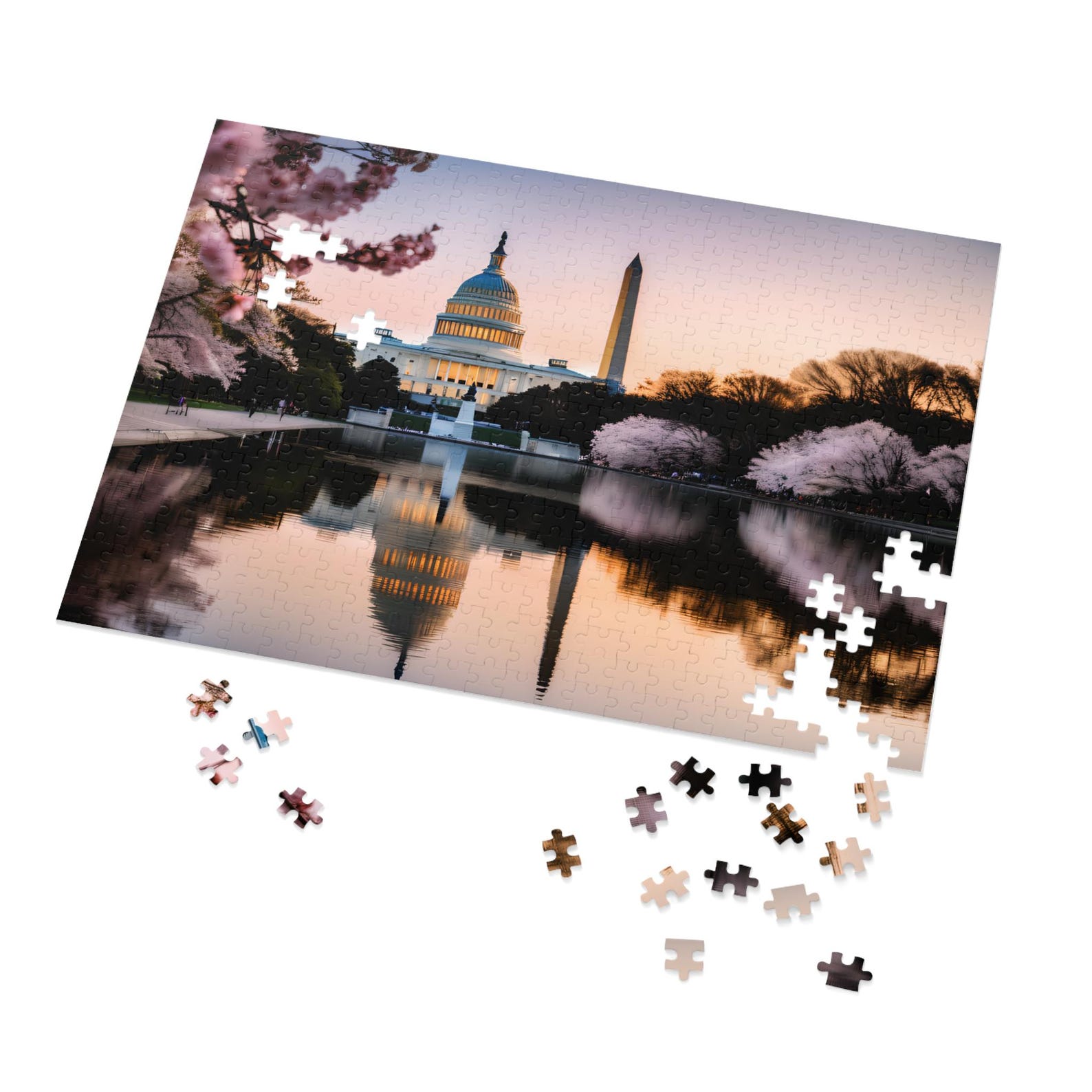 Washington DC Theme, U S Capitol Building, Washington Monument, Cherry ...