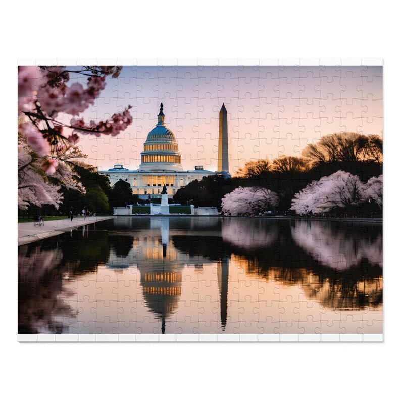 Washington DC Theme, U S Capitol Building, Washington Monument, Cherry ...