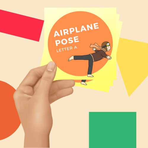Kid's Alphabet Yoga Pose Cards - Yoga, Dance, Resources, Childrens ...