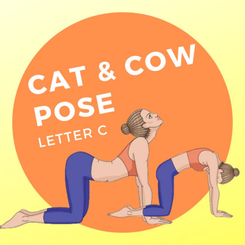 Kid's Alphabet Yoga Pose Cards - Yoga, Dance, Resources, Childrens ...