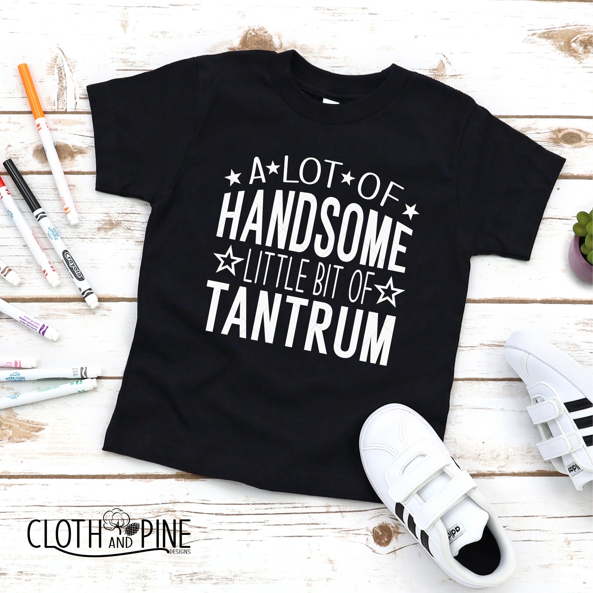 Handsome SVG Tantrum SVG Toddler SVG for Boys Funny Baby - Etsy