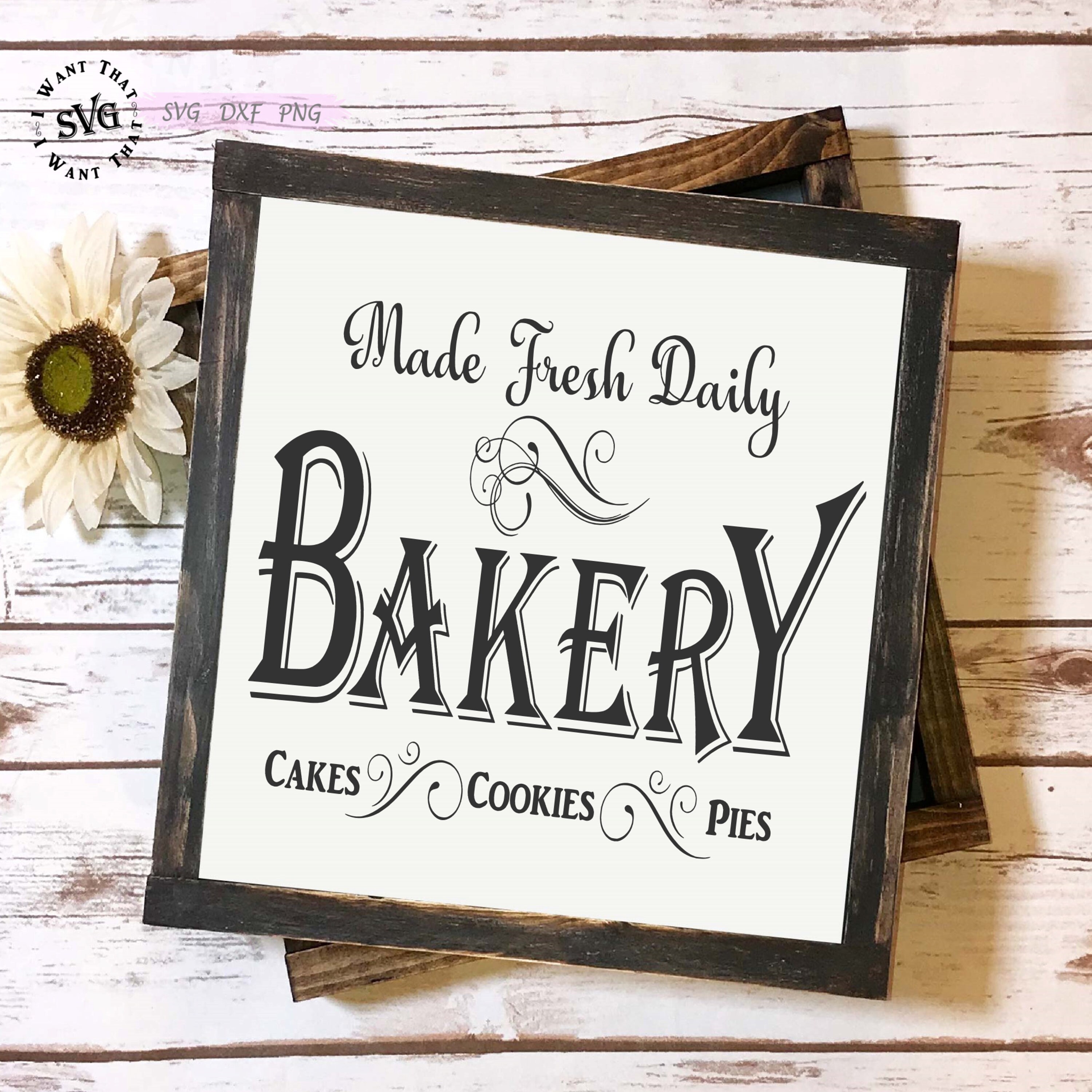 Kitchen SVG Bakery Svg Farmhouse Svg Vintage Svg | Etsy Canada