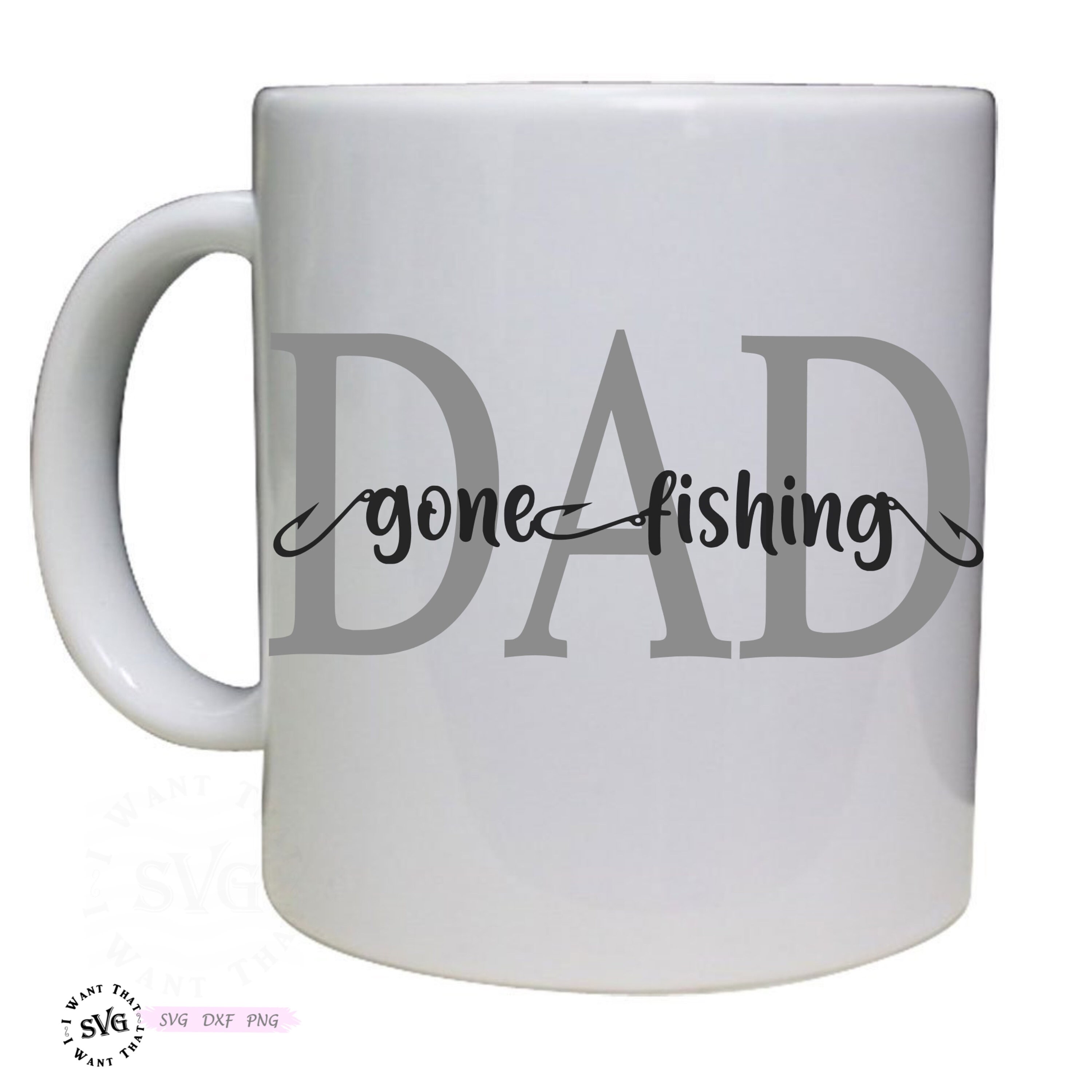 Dad Svg Fathers Day Svg Father Svg Gone Fishing Svg | Etsy