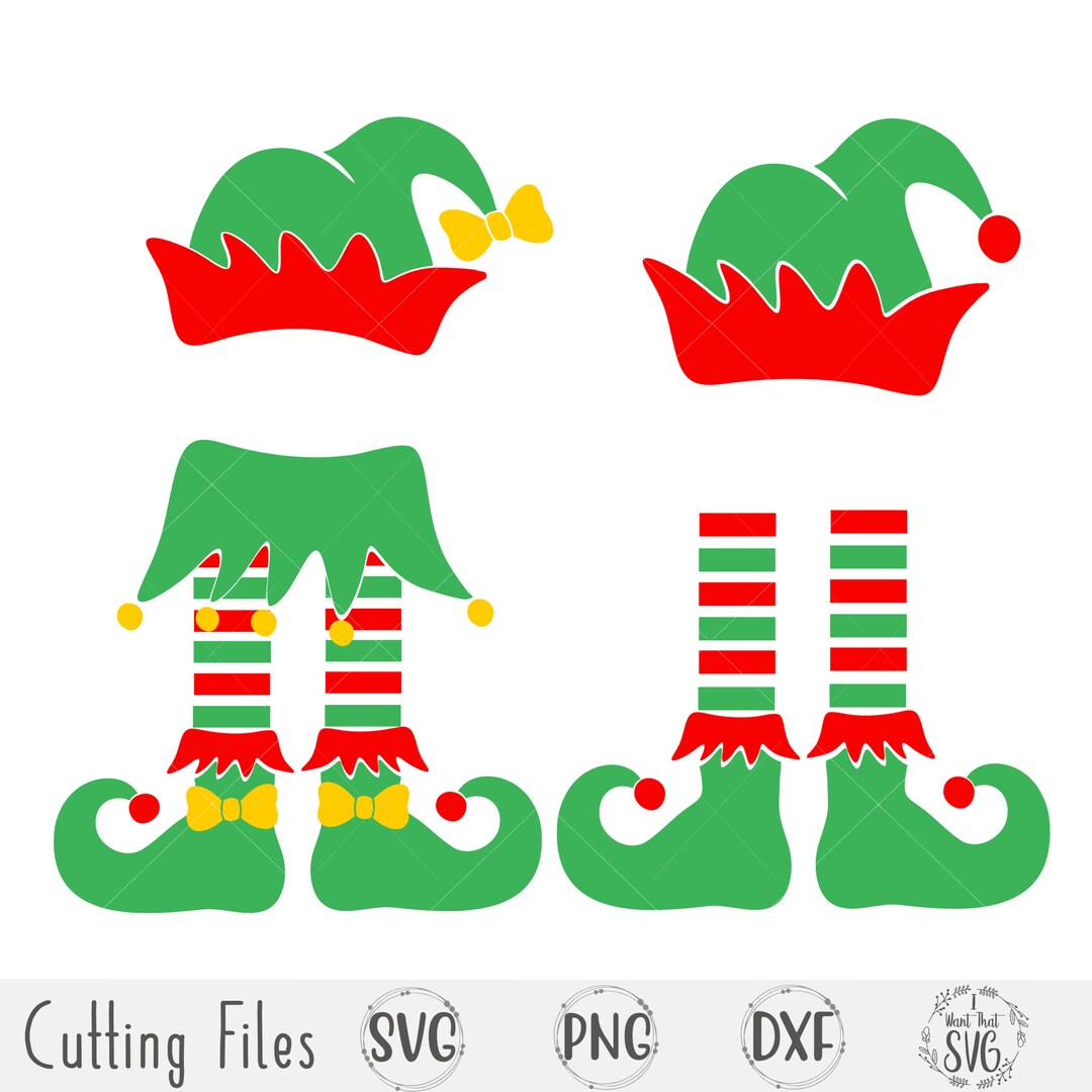 Elf Svg Girl Elf Svg Boy Elf Svg Elf Hat Svg Christmas - Etsy