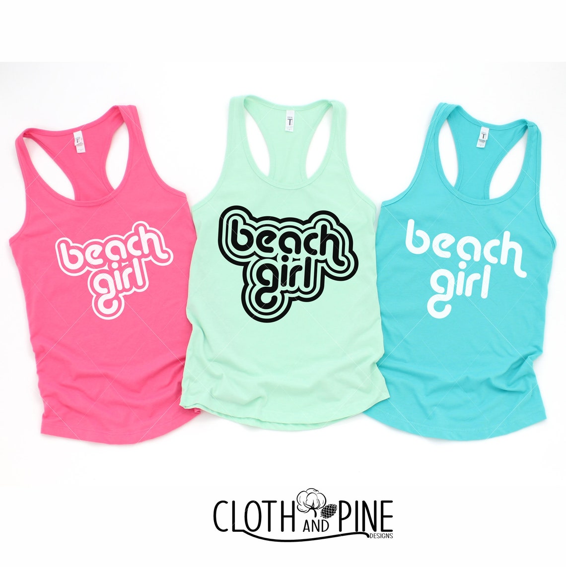 Beach Girl Svg Retro SVG Design Vacation Svg Girls Trip | Etsy