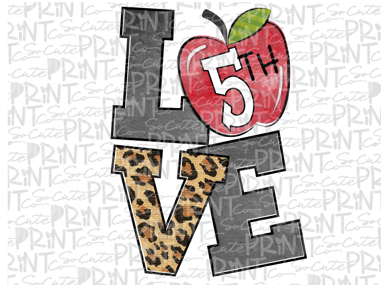 Back to School 5th Grade Clipart Transparent PNG File for - Etsy