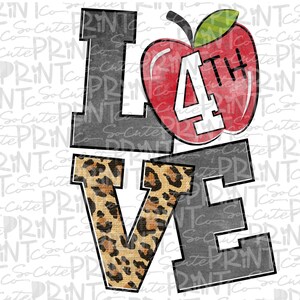 Back to School 4th Grade Clipart Transparent PNG File for - Etsy