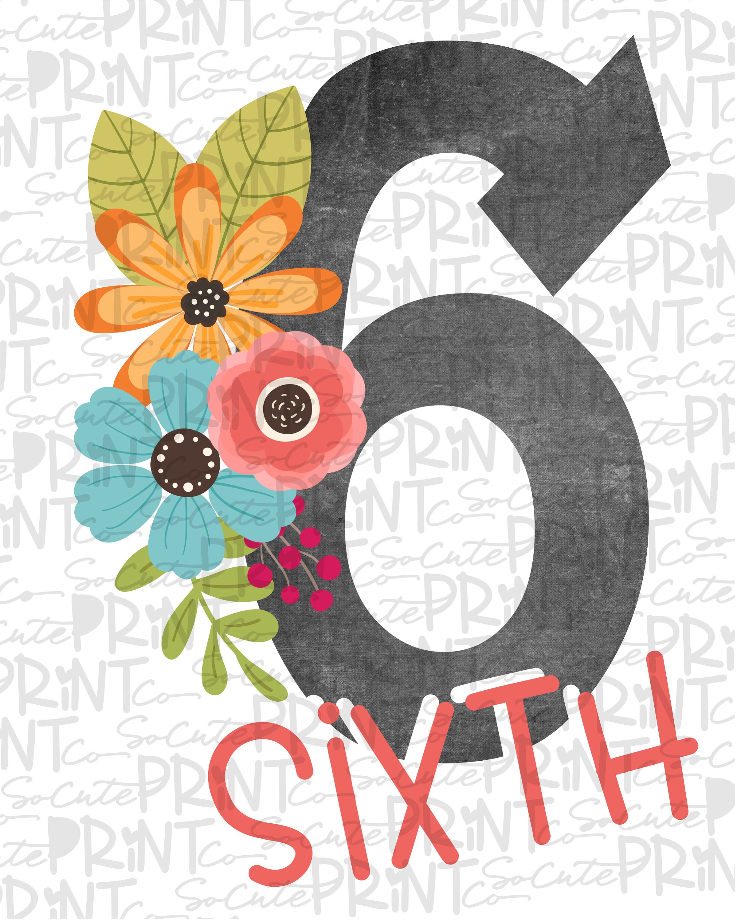 First day of school sign printable 6th grade back to | Etsy