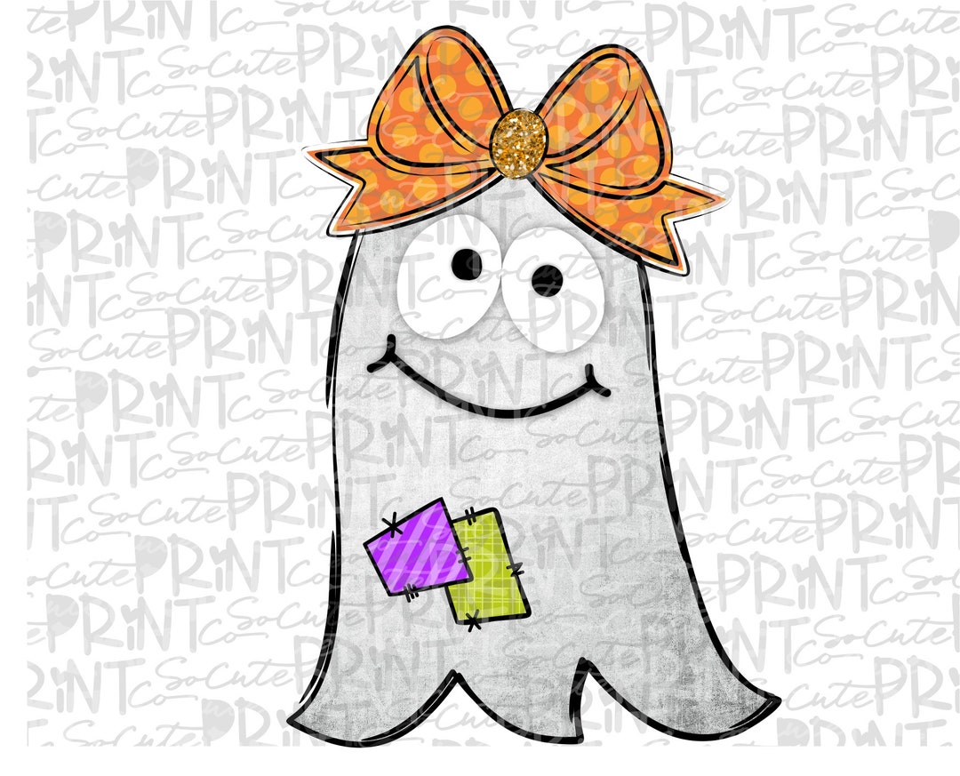 Halloween Ghost Design Transparent PNG File for Sublimation - Etsy