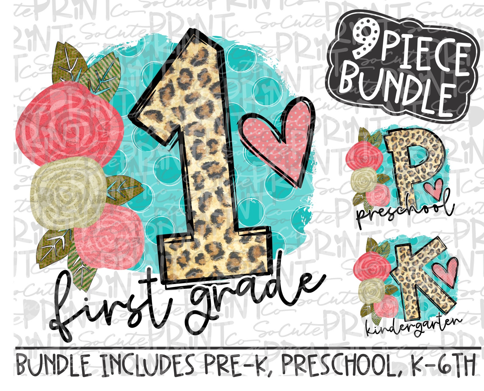 Back to School School Bundle Preschool Pre-k to 6th Grade | Etsy