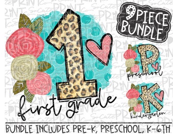 Back to School, School Bundle, Preschool Pre-k to 6th Grade Included ...