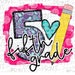 Back to School, Fifth Grade Clipart, Polka Dot Pencil, PNG File for ...