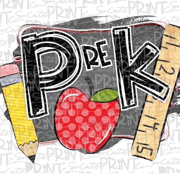 Hello Pre K Printable - Etsy