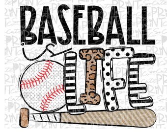 Baseball Life Png - Etsy